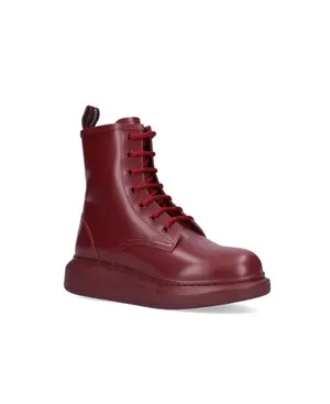 Alexander McQueen Hybrid Lace-up Boots
