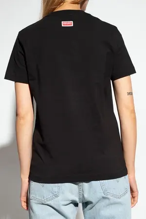 Kenzo Logo Printed Crewneck T-shirt
