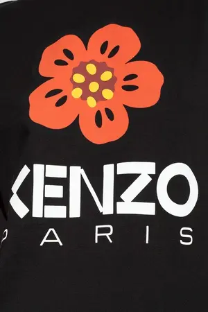 Kenzo Logo Printed Crewneck T-shirt