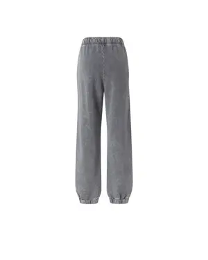 Pinko Distressed Joggers With Adjustable Waist - Gray
