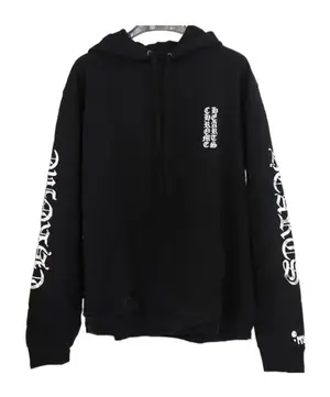 Chrome Hearts Long-sleeved Hooded Sweatshirt - Black