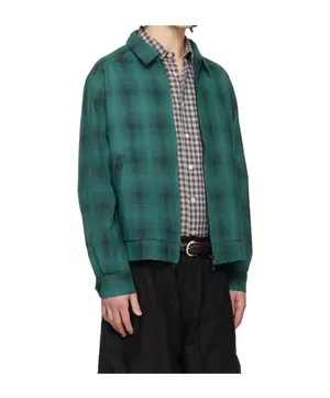 Needles Sport Wool Blend Plaid Jacket
