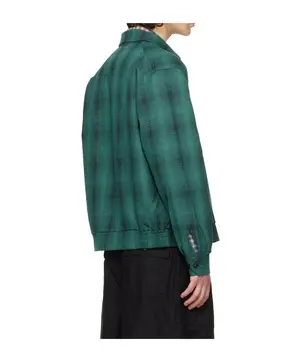 Needles Sport Wool Blend Plaid Jacket