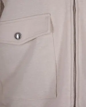 Eleventy Zipped Cardigan With Flap Pockets