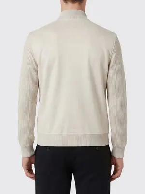 Eleventy Zipped Cardigan With Flap Pockets - White
