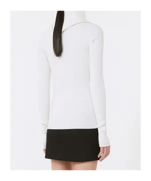 Sportmax Pinna Zip-detailed Jumper