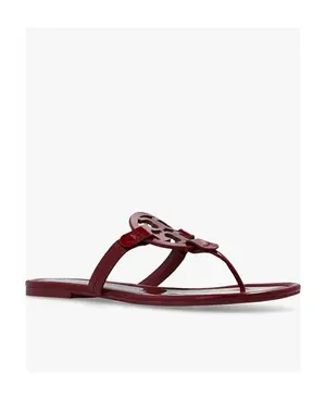 Tory Burch Miller Logo-plaque Thong Sandals - Red