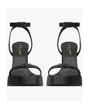 Saint Laurent Platz Platform Sandals