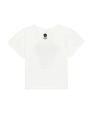 Kenzo Elephant Embroidered Crewneck T-shirt
