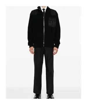 Prada Zip-up High Neck Cardigan