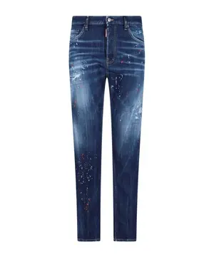 Dsquared2 Distressed Slim Jeans - Blue