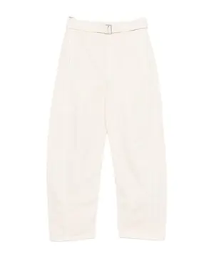 LEMAIRE Belted Wide Leg Jeans - No