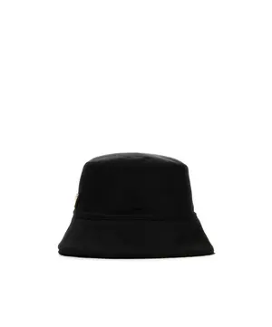 Prada Logo Bucket Hat - Black