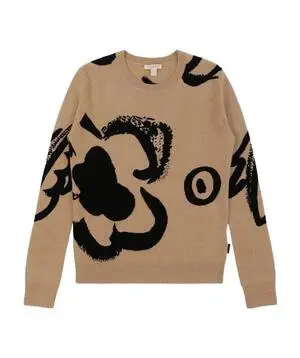 Burberry Round Neck Long Sleeve Sweater