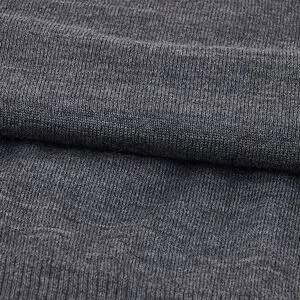 Thom Browne 4 Bar Sheer Sleeved Fine-knitted T-shirt - Medium Gray