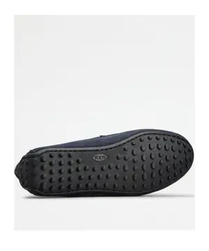 TOD'S City Gommino Driving Loafers With Logo Detail - Black