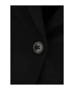 Alexander McQueen Wool Single-breasted Blazer - Black