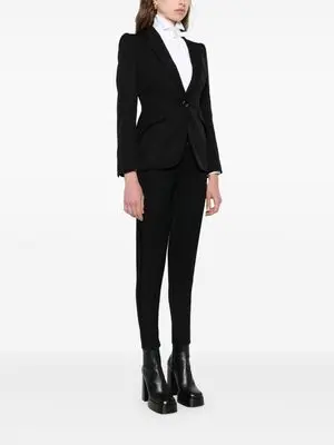 Alexander McQueen Wool Single-breasted Blazer