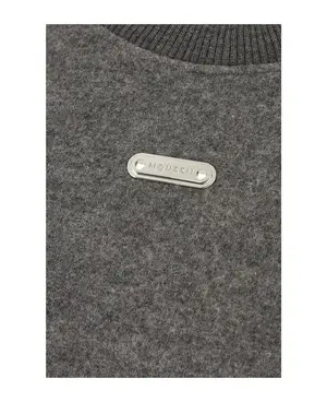 Alexander McQueen Logo Plaque Crewneck Sweater