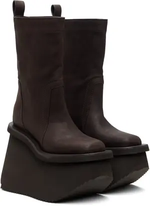 Rick Owens Concordians Factory Mid-calf Boots