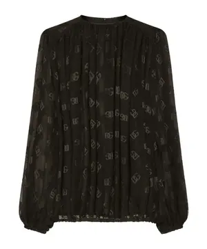 Dolce & Gabbana Dg Logo Monogram Blouse