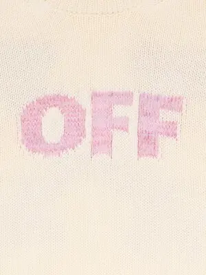 Off-White Terry Embroidery Arrow Logo Sweater