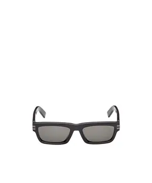 Zegna Rectangular Frame Sunglasses - Gray