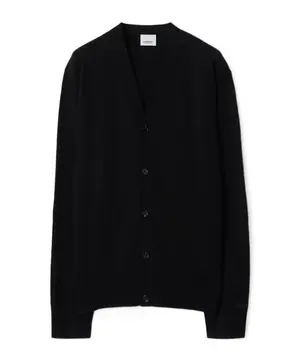 Burberry Logo Cashmere Knit Cardigan