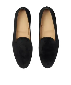 SCAROSSO Tommy Velvet Loafers