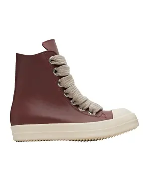 Rick Owens Lace-up High-top Sneakers - Red