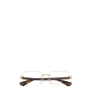 Burberry Rimless Eyeglasses With Tortoiseshell Detail - Black