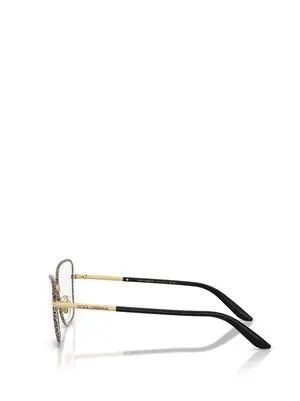 Dolce & Gabbana Leopard-patterned Cat-eye Eyeglasses