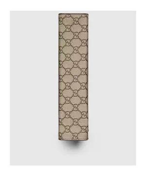 Gucci Monogrammed Canvas Clutch With Detachable Wristband