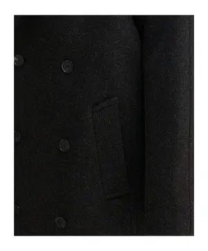 Auralee Long-sleeved Wool Coat