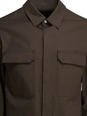 Rick Owens Long-sleeved Casual Jacket - Black