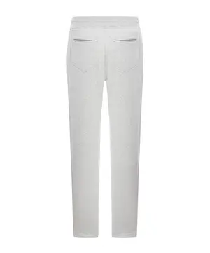 Brunello Cucinelli Drawstring Straight Leg Track Pants - Grey