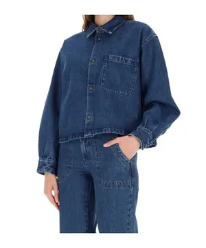 A.p.c. Samantha Buttoned Denim Jacket