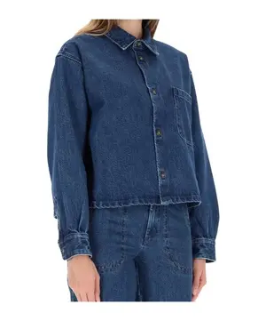 A.p.c. Samantha Buttoned Denim Jacket