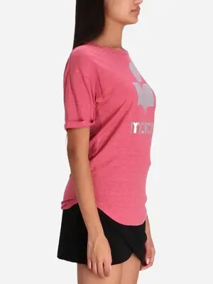Isabel Marant Étoile Koldi Logo Printed Crewneck T-shirt