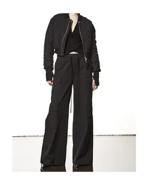 THOM KROM Zip-up Ruched Bomber Jacket
