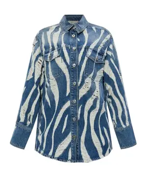 Blumarine Distressed Tops