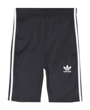 Balenciaga X Adidas Logo Printed Biker Shorts