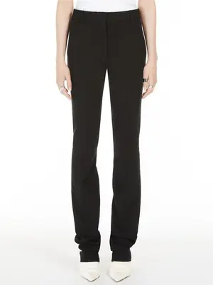 Sportmax Straight Leg Crepe Pants