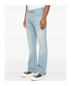 HAIKURE Fergus Logo Patch Jeans - Blue
