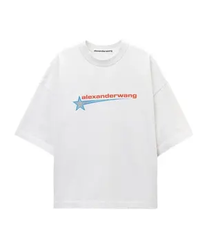 Alexander Wang Star Patterned Crewneck T-shirt