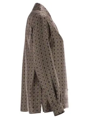 Max Mara Disco All-over Printed Button-up Shirt