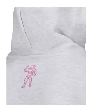 BILLIONAIRE Hooded Sweater With Printed Pattern And Kangaroo Pockets