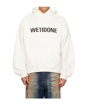 We11Done Long-sleeved Hooded Sweatshirt