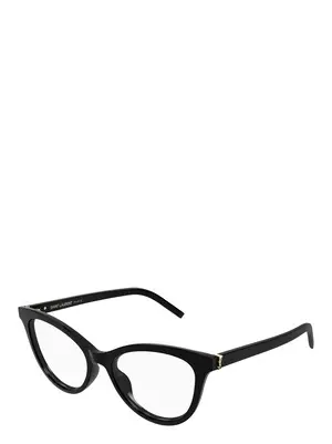 Saint Laurent Cat Eye Frame Eyeglasses - Black