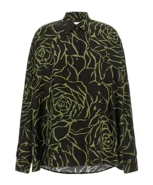 Dries Van Noten Casia Printed Shirt - Black